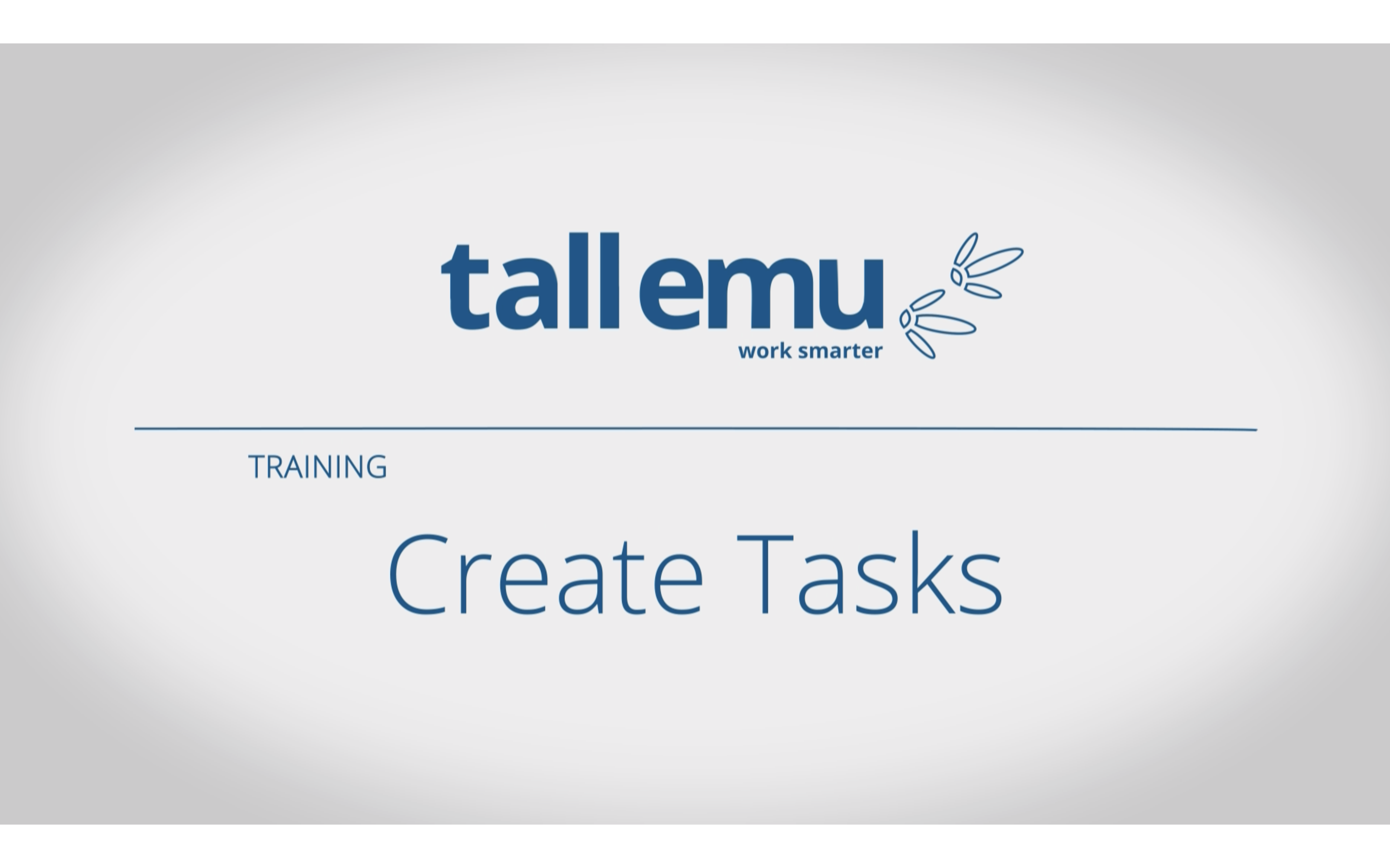 Create Tasks General Help Tall Emu Crm