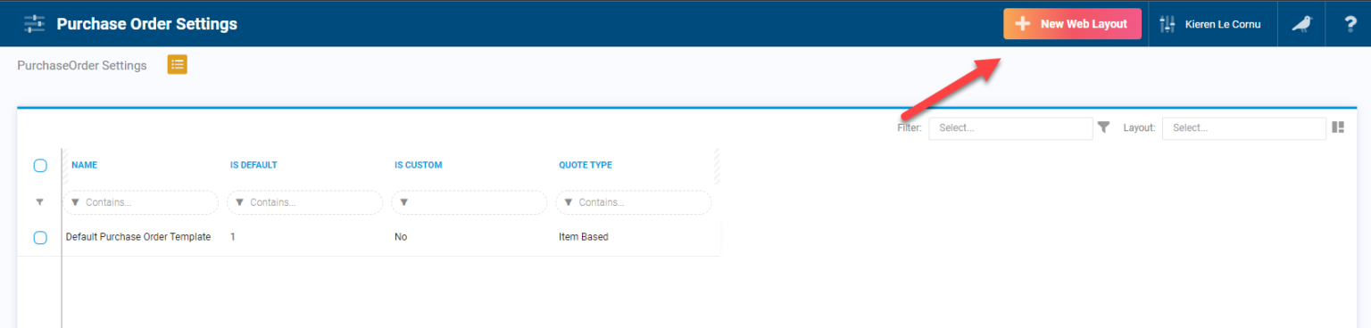 Set Up Web Purchase Order Templates - General Help - Tall Emu CRM ...