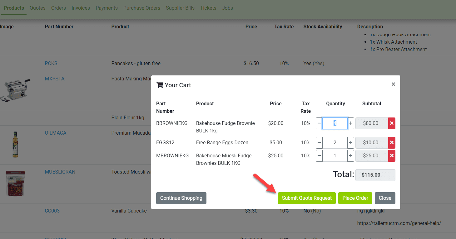 Customer Portal Admin - General Help - Tall Emu CRM