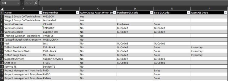 Importing & exporting Product data - General Help - Tall Emu CRM
