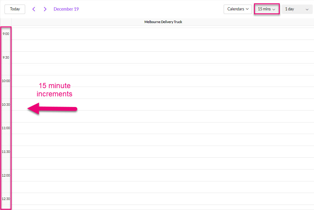 Calendar Settings - General Help - Tall Emu CRM