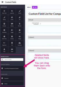 Custom Fields - General Help - Tall Emu CRM