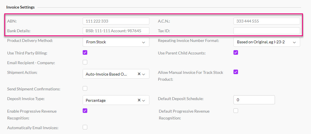 CRM key setup steps - General Help - Tall Emu CRM