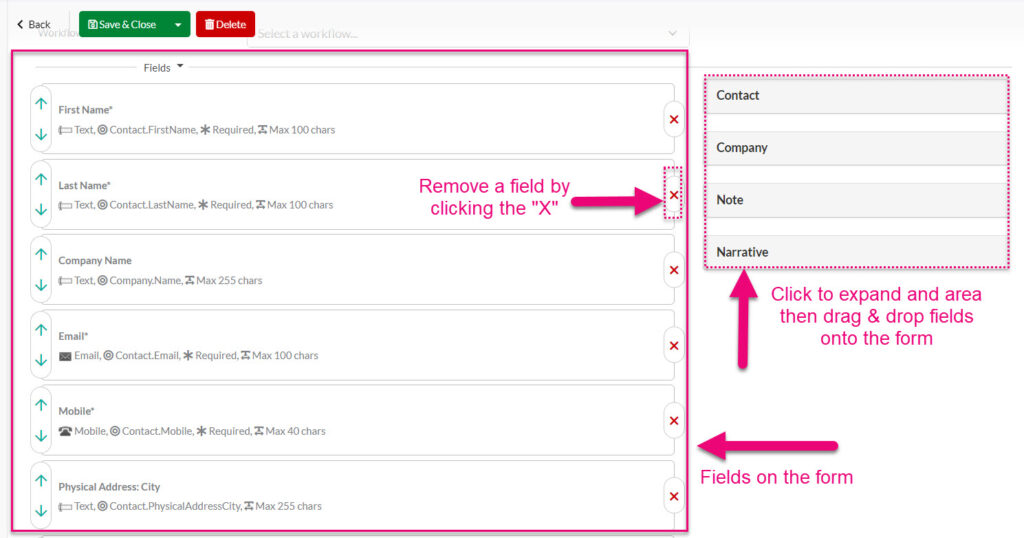 Insta-Buy Web Forms - General Help - Tall Emu CRM