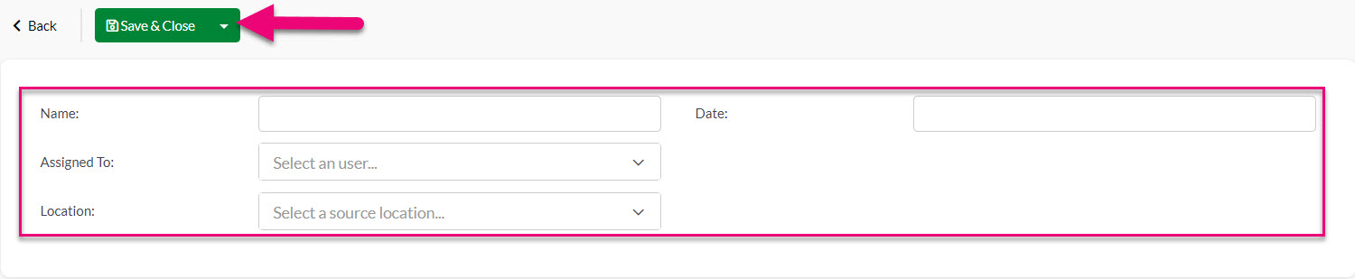 Stocktakes - Doing Stock Takes in the CRM CRM
