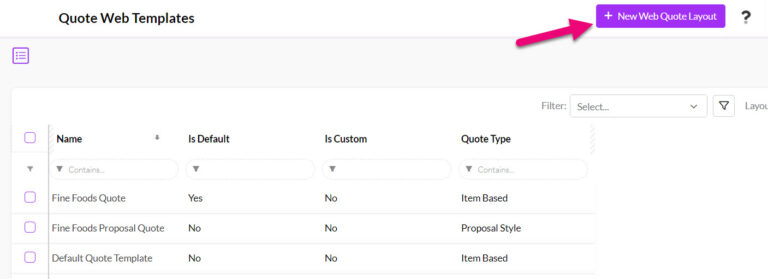 Set Up Web Quote Templates - General Help - Tall Emu CRM