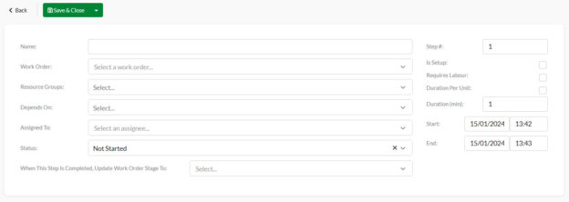 Production Steps - General Help - Tall Emu CRM + MYOB CRM Australia