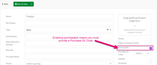 Creating Products - General Help - Tall Emu CRM