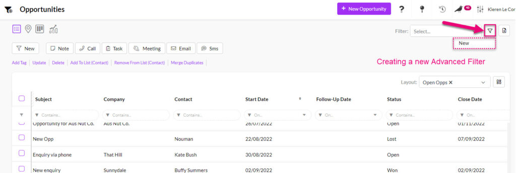 Setting up your Sales Pipeline - General Help - Tall Emu CRM