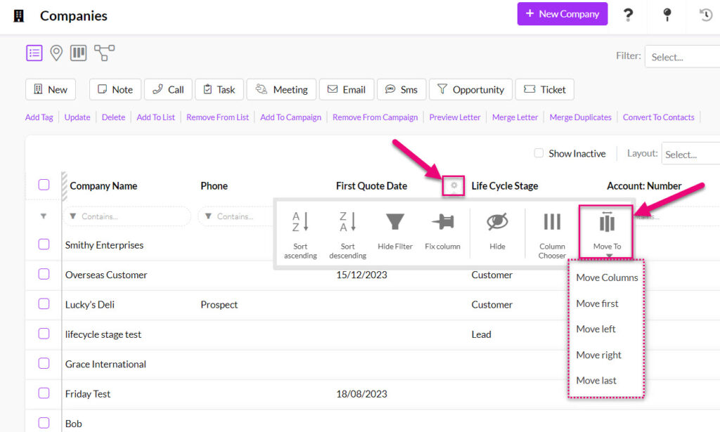 Managing your Quote pipeline - General Help - Tall Emu CRM