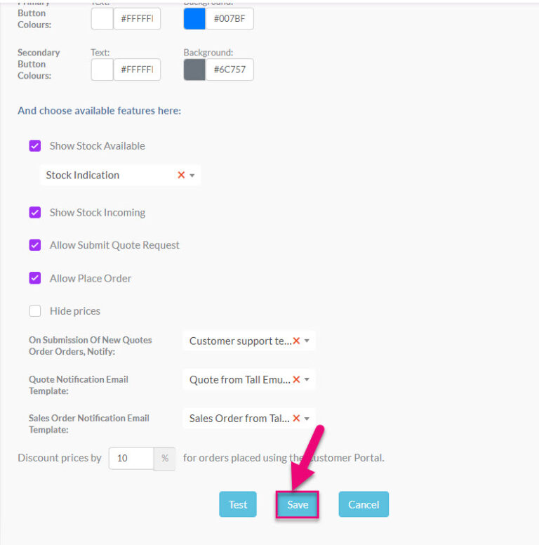 Customer Portal Admin - General Help - Tall Emu CRM