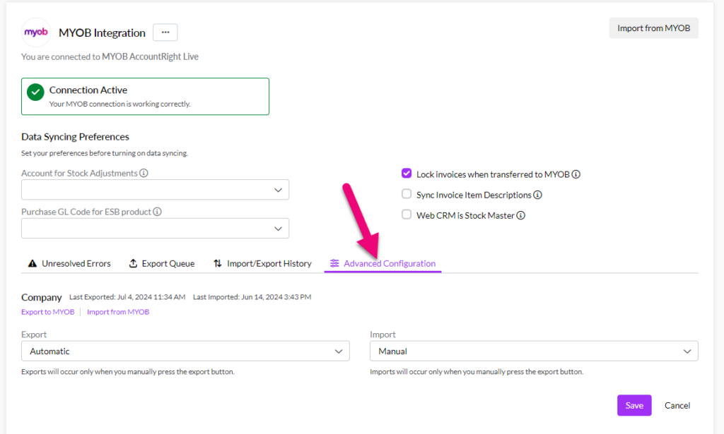 Matching your prices with MYOB - General Help - Tall Emu CRM